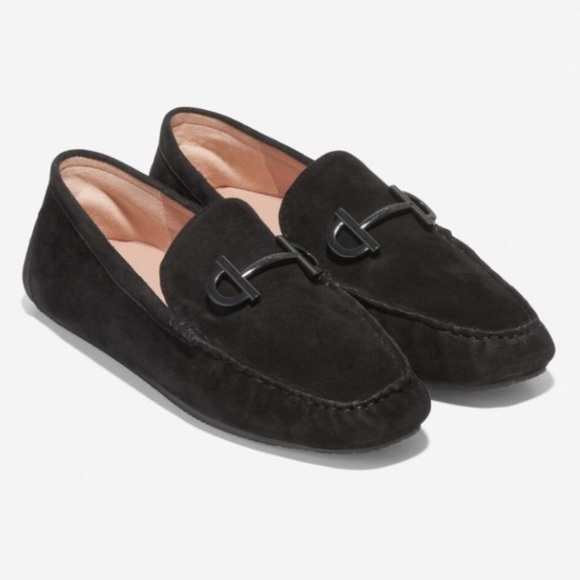 Cole Haan | Shoes | Cole Haan Tully Suede Driver Moc Black | Poshmark
